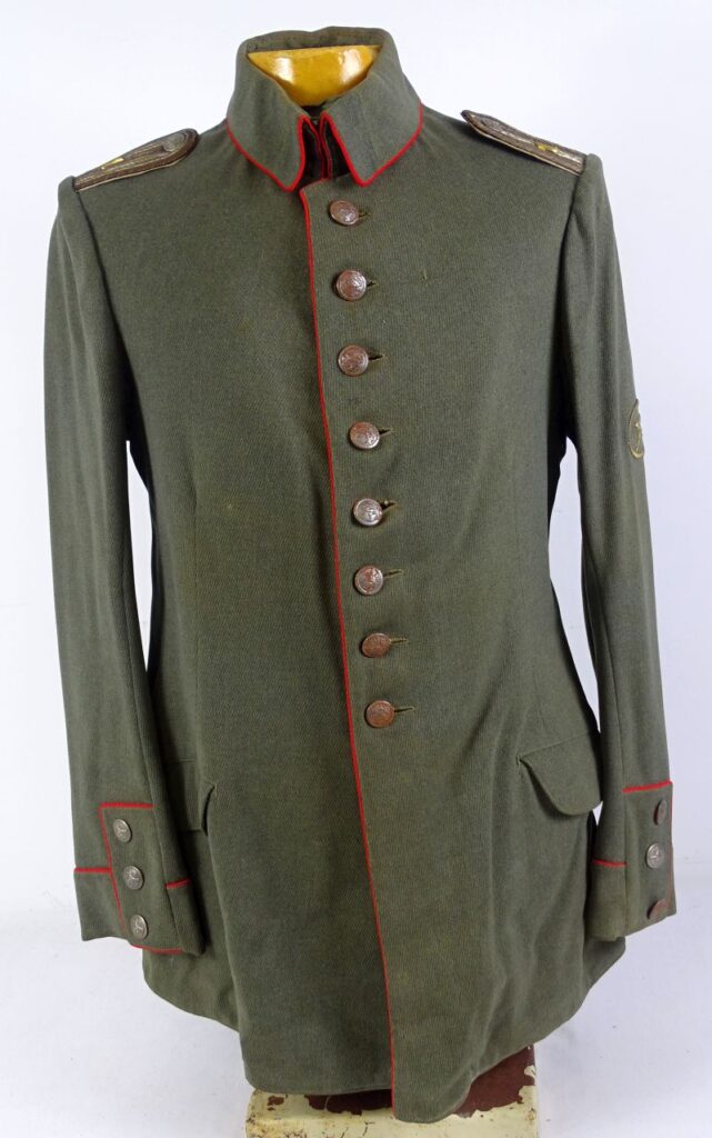 Imperial Bavarian Machine Gun Unit Leutnant Tailored Field Gray Uniform ...