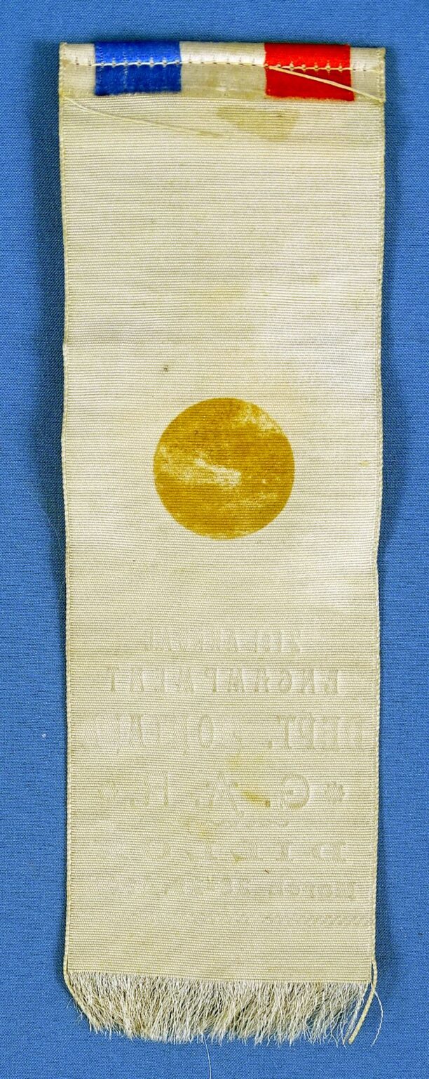 1905 GAR Department of Montana Encampment Ribbon – Griffin Militaria