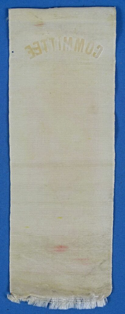 GAR Massachusetts Post 2 Committee Ribbon – Griffin Militaria