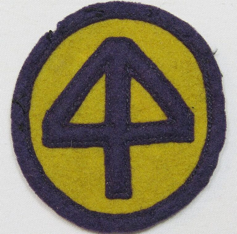 Pre WWII 44th Infantry Division Patch on Wool – Griffin Militaria