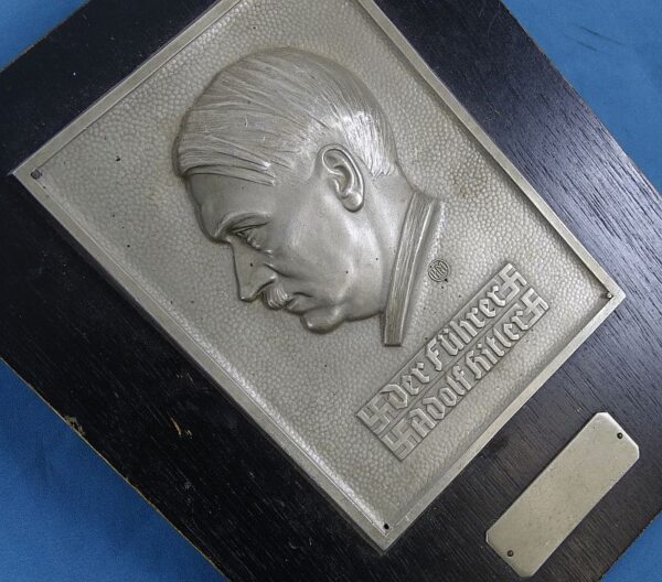Adolf Hitler Plaque – Griffin Militaria