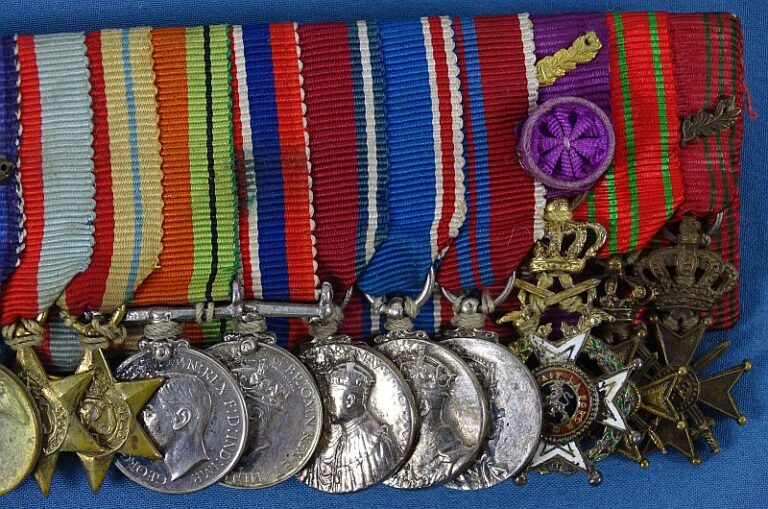 Miniature Mounted 17 Orders and Medals of Lieutenant-General Charles ...