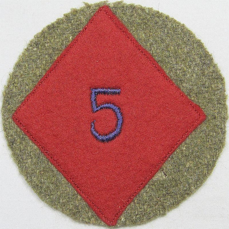 WWI 5th Infantry Division Patch – Griffin Militaria