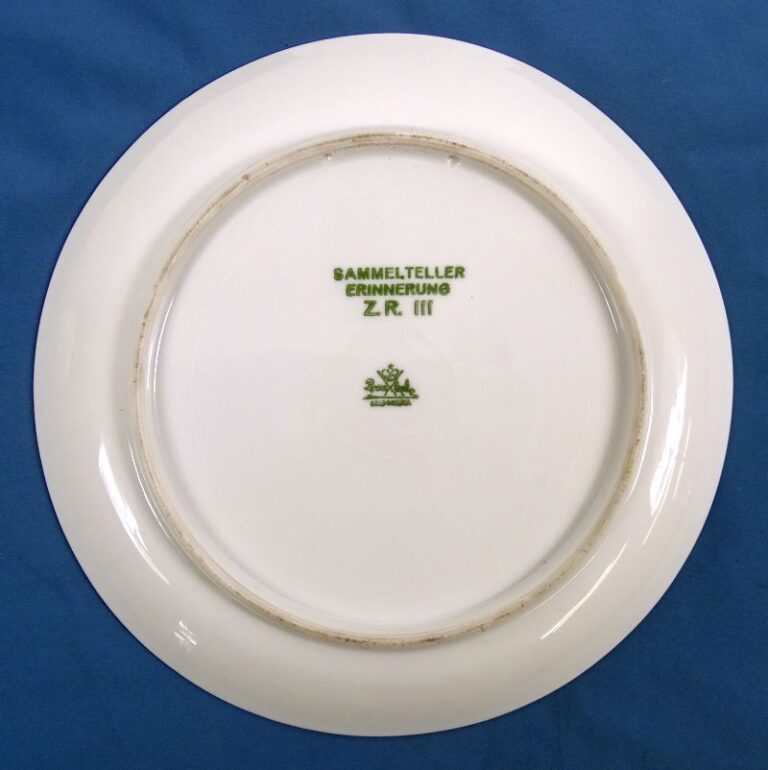 German Zeppelin ZR III (Later USS Los Angeles) Plate by Rosenthal ...