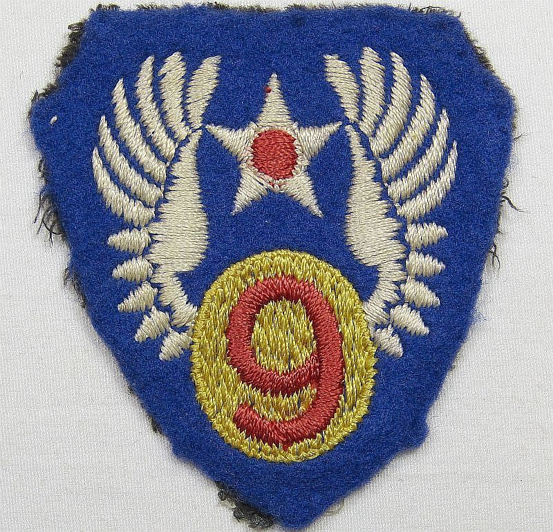 WWI USAAF British Made 9th Air Force Felt Patch – Griffin Militaria