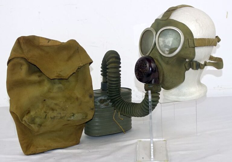 WWII Japanese Navy Gas Mask in Bag – Griffin Militaria