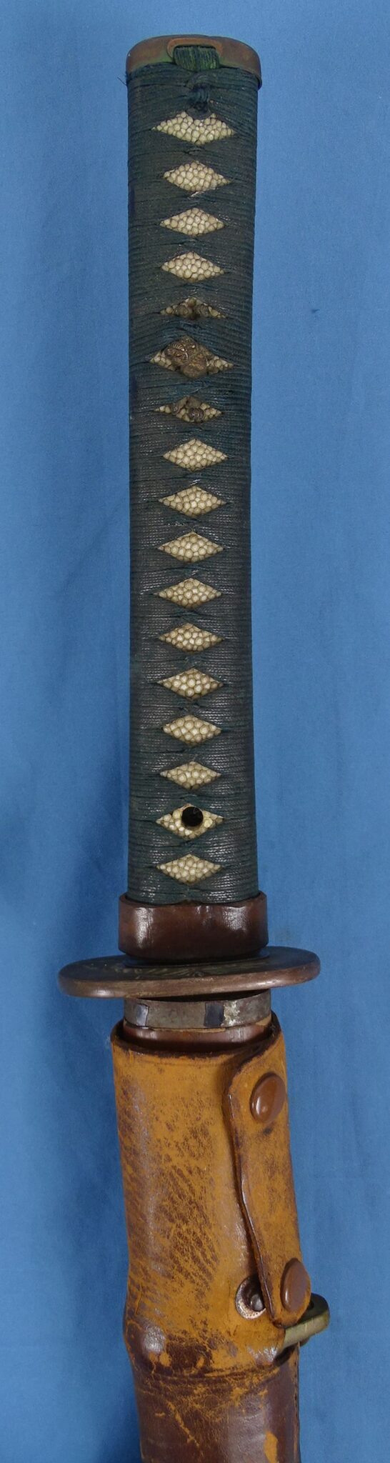 Signed Japanese Gendaito Sword with a Blade with Engraved Presentation ...