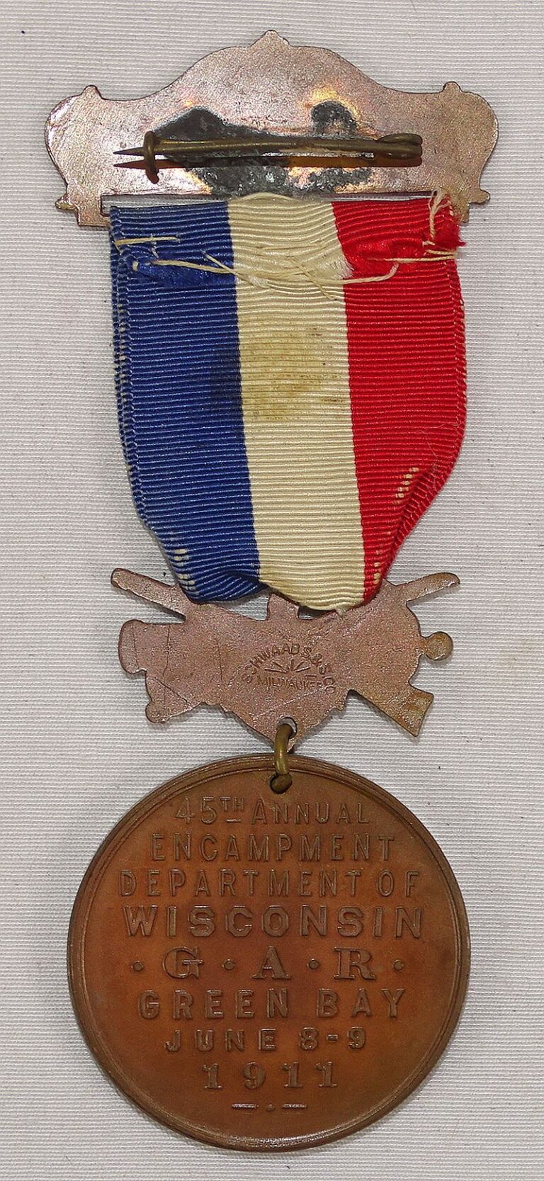 1911 GAR Department of Wisconsin 45th Annual Encampment Representative ...