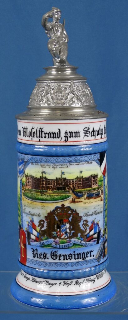 Named Imperial German 4th Royal Bavarian Infantry Regiment “King ...