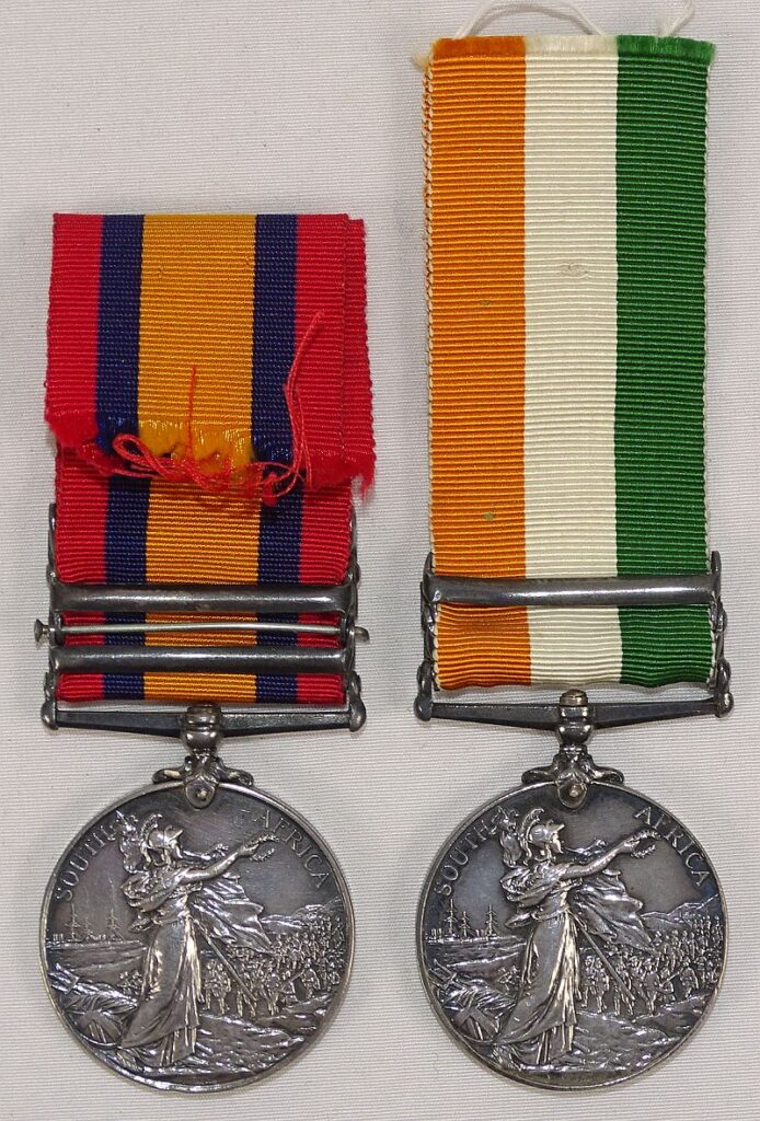 British South Africa Pair for Service in the 6th Dragoon Guards and the ...