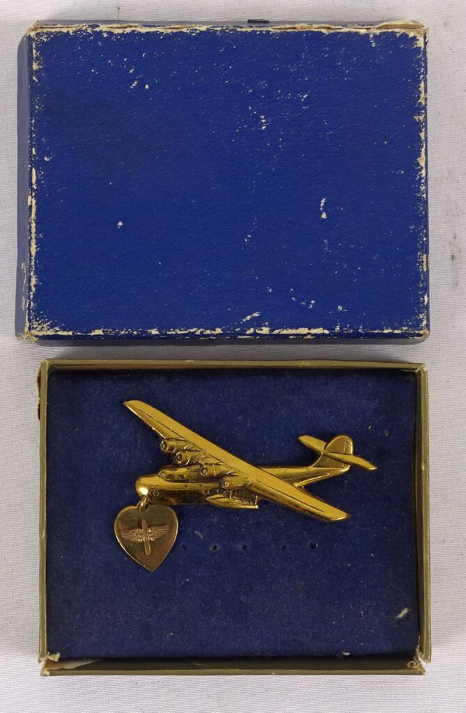 Boxed WWII Douglas Dolphin Flying Boat Sweetheart Pin – Griffin Militaria