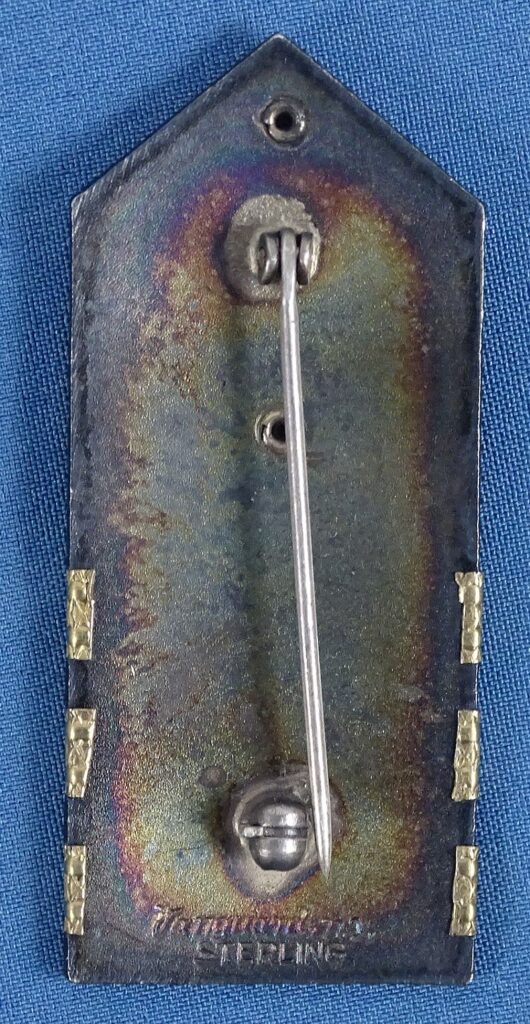 Sterling Sweetheart U.S. Navy Commander Shoulder Board Pin by Vanguard ...