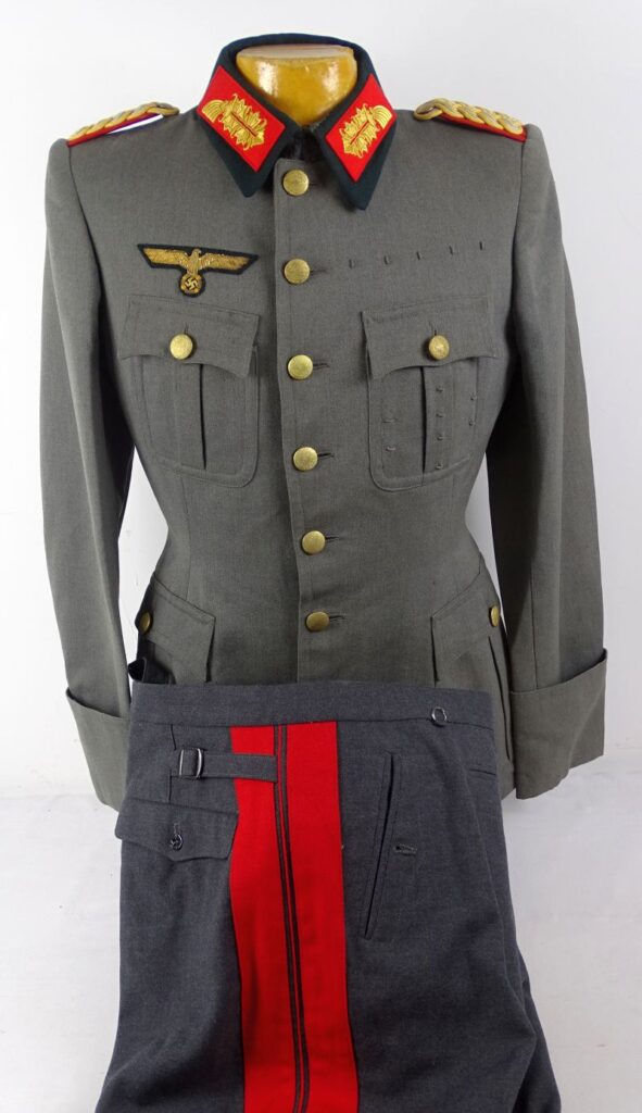 German Army Generalmajor Uniform Tunic and Breeches Set – Griffin Militaria