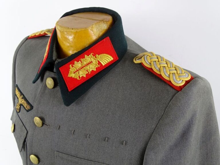 German Army Generalmajor Uniform Tunic and Breeches Set – Griffin Militaria
