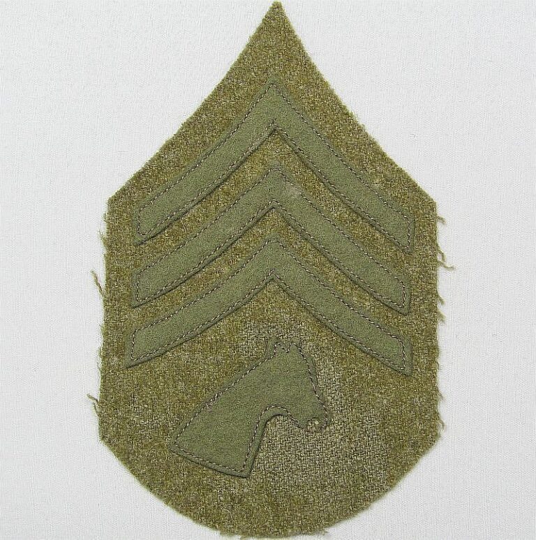 WWI Stable Sergeant Chevron – Griffin Militaria