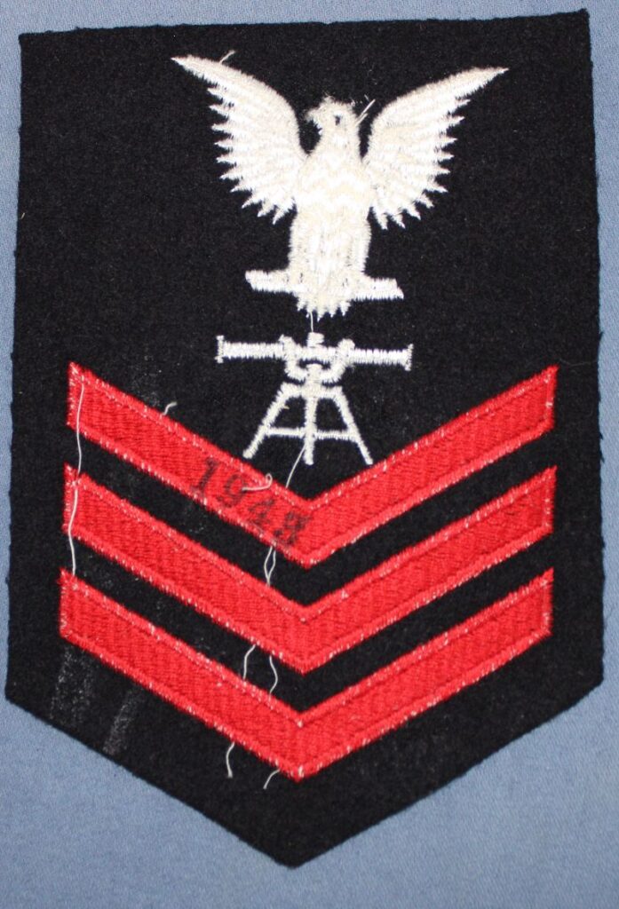 1st Class Fire Controlman Rate Dated 1943 – Griffin Militaria