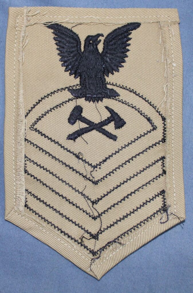 CPO Damage Controlman Khaki Rate – Griffin Militaria