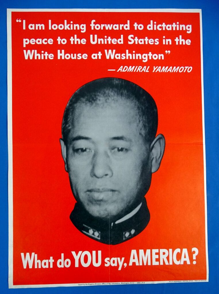 1942 Poster: Admiral Yamamoto Quote – Griffin Militaria