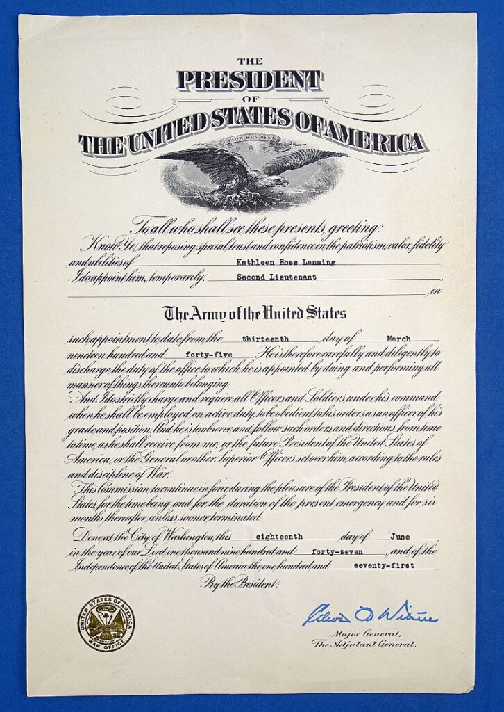 WWII U.S. Army Nurse Photograph and Documents Group – Griffin Militaria