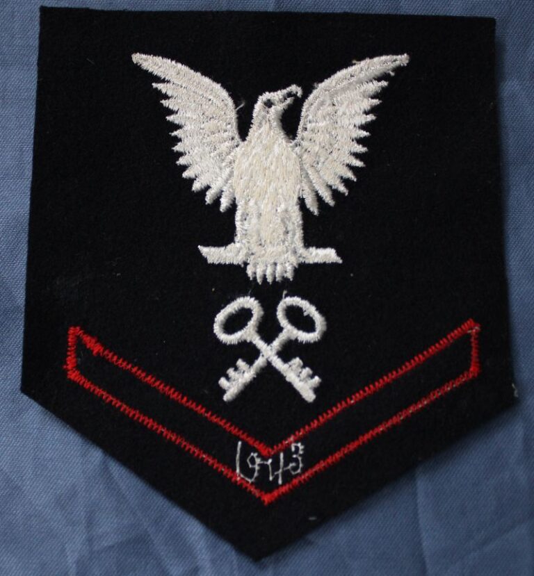 1st Class Storekeeper Rate Dated1943 – Griffin Militaria
