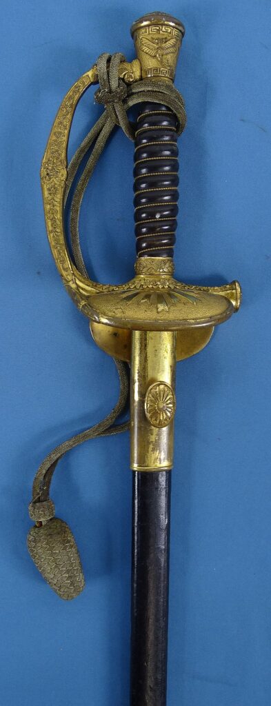 Japanese Army Field Grade Officer Type 19 Court Style Full Dress Sword ...