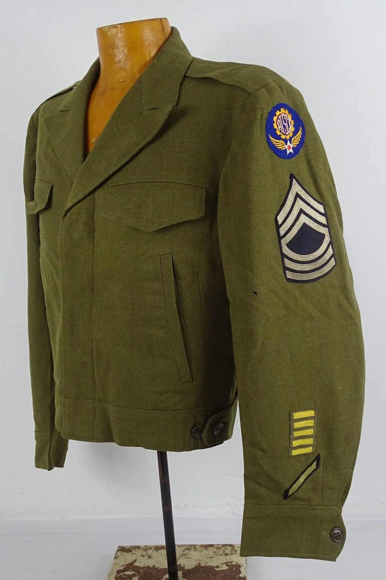WWII Army Air Force Air Technical Service Command Master Sergeant ETO ...