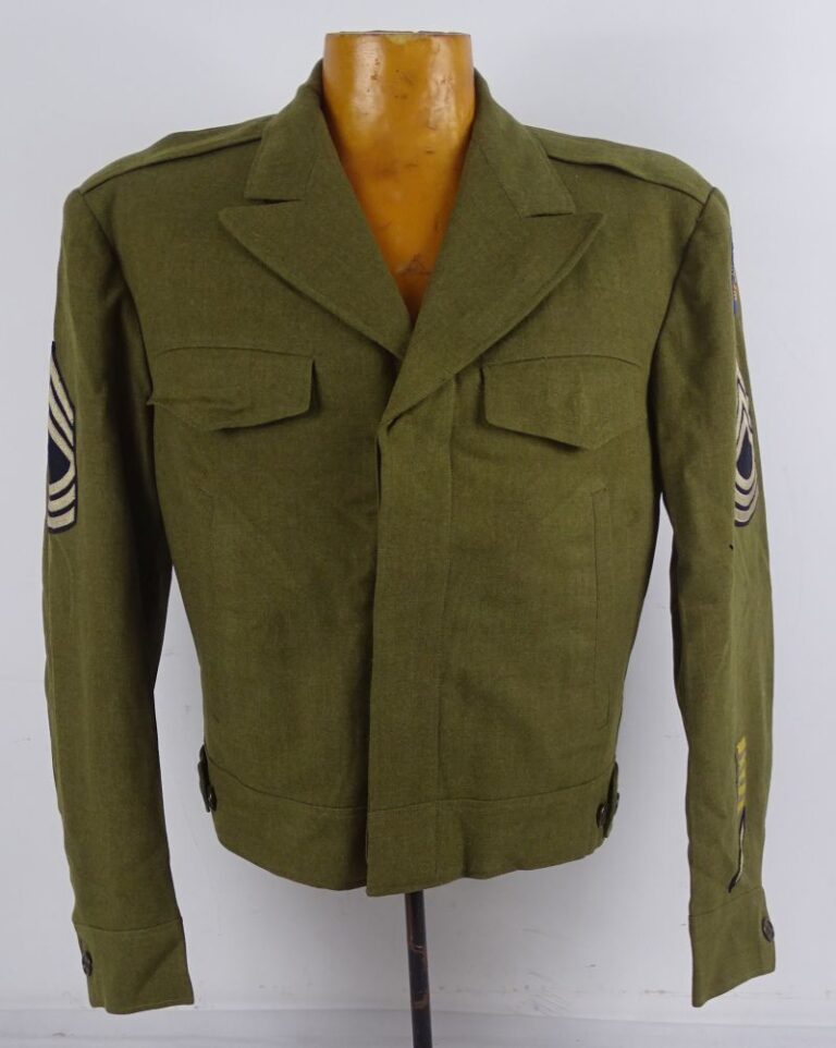 WWII Army Air Force Air Technical Service Command Master Sergeant ETO ...