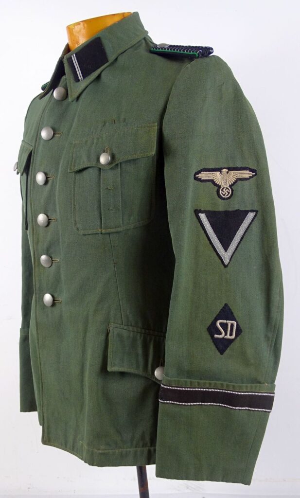 WWII SD Sicherheitsdienst SS Security Service Sturmann Tunic – Griffin ...