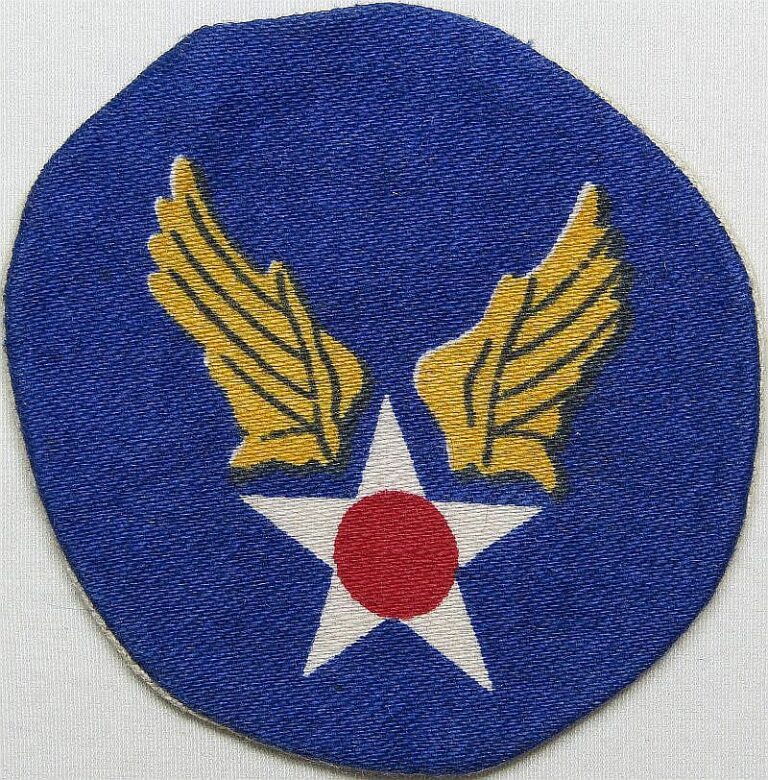 Printed WWII US Army Air Forces Patch – Griffin Militaria