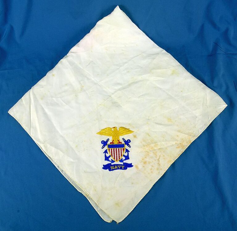 WWII U.S. Navy Embroidered Handkerchief – Griffin Militaria