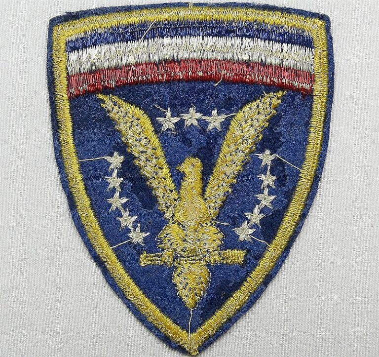 WWII British Made ETO HQ Patch on Wool – Griffin Militaria