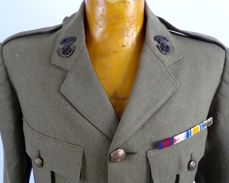 Named WWI British Lieutenant Colonel DSO Recipient Cuff Rank Tunic ...