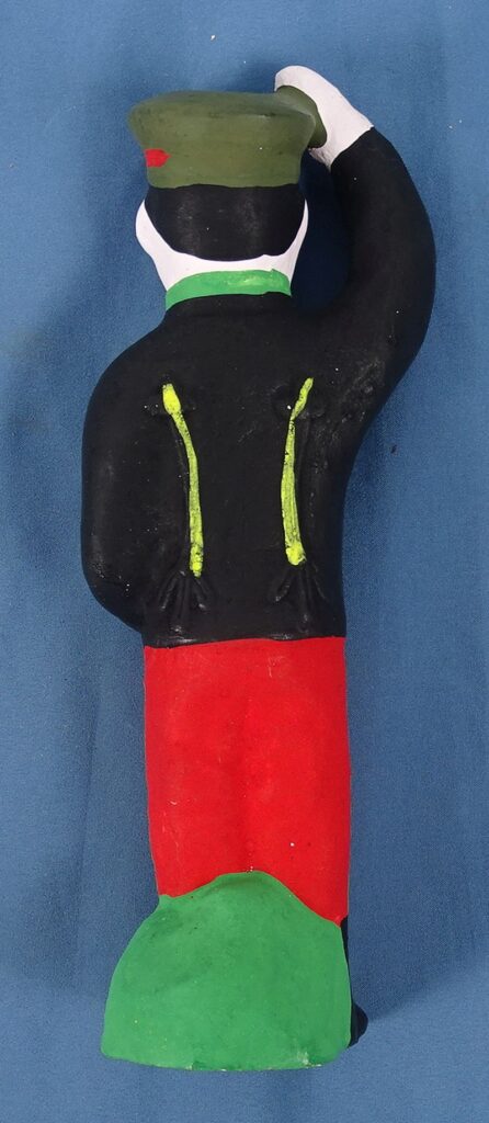 Taisho Period Japanese Patriotic Ceramic Saluting Army Officer Figure ...