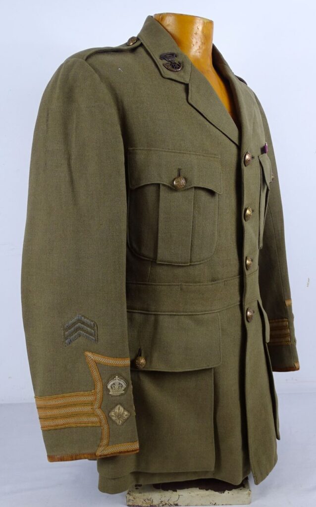 Named WWI British Lieutenant Colonel DSO Recipient Cuff Rank Tunic ...