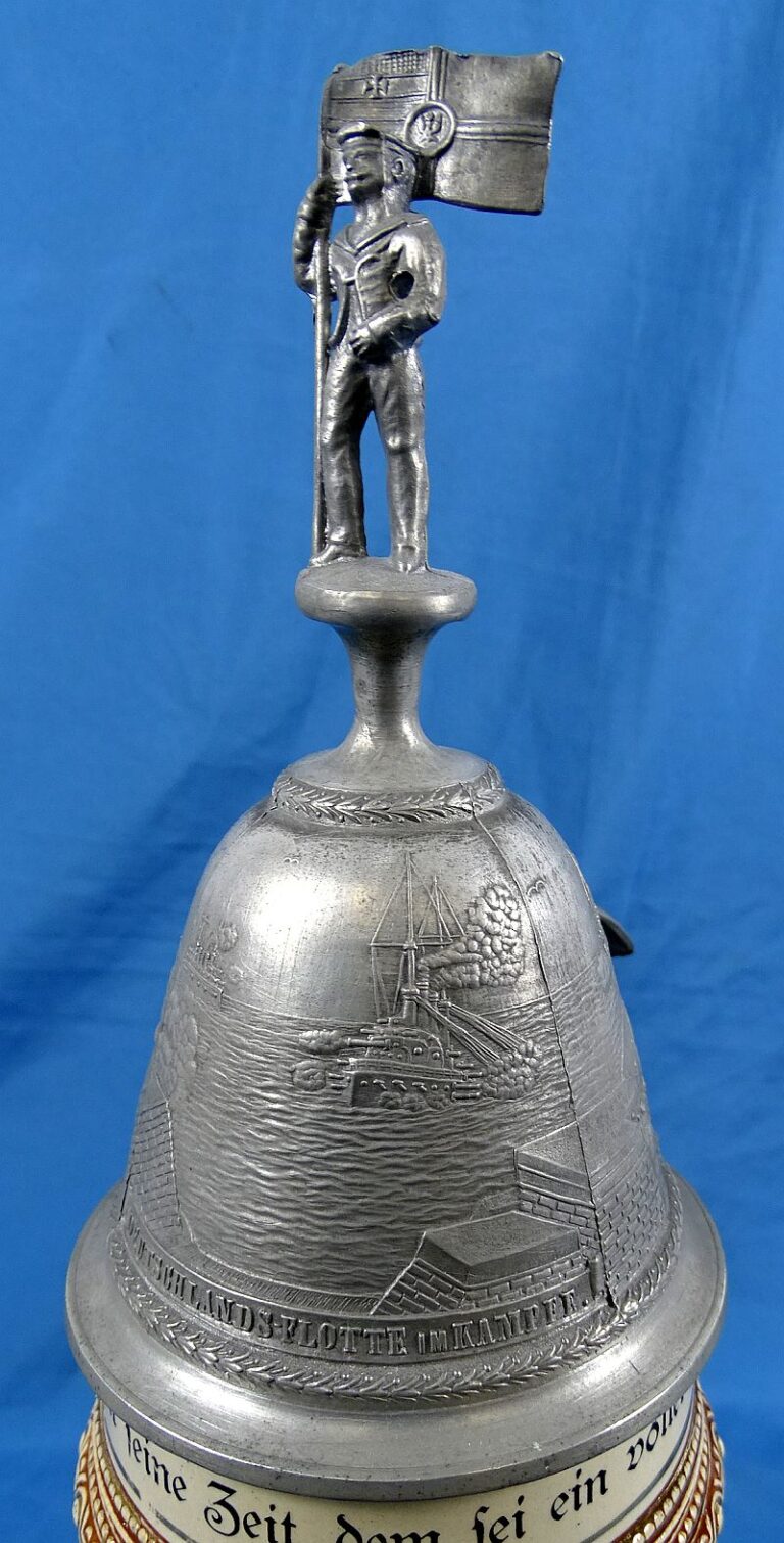 Named Imperial German Kriegsmarine Battleship SMS Rheinland Reservist ...