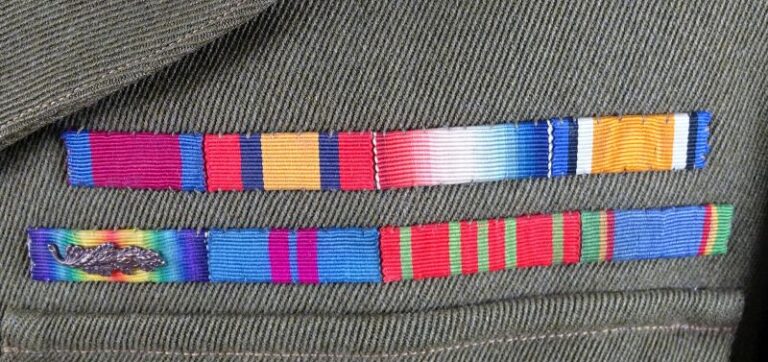 Named WWI British Lieutenant Colonel DSO Recipient Cuff Rank Uniform ...