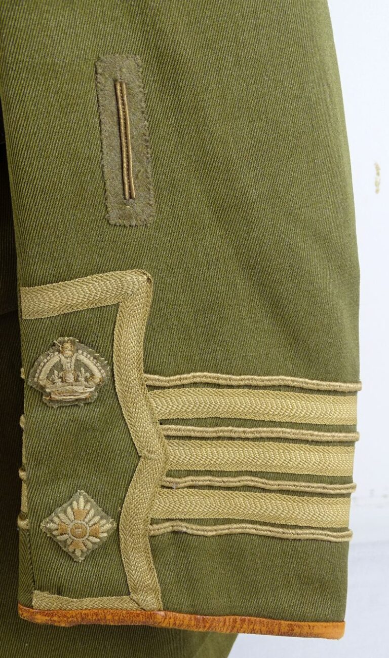Named WWI British Lieutenant Colonel DSO Recipient Cuff Rank Uniform ...