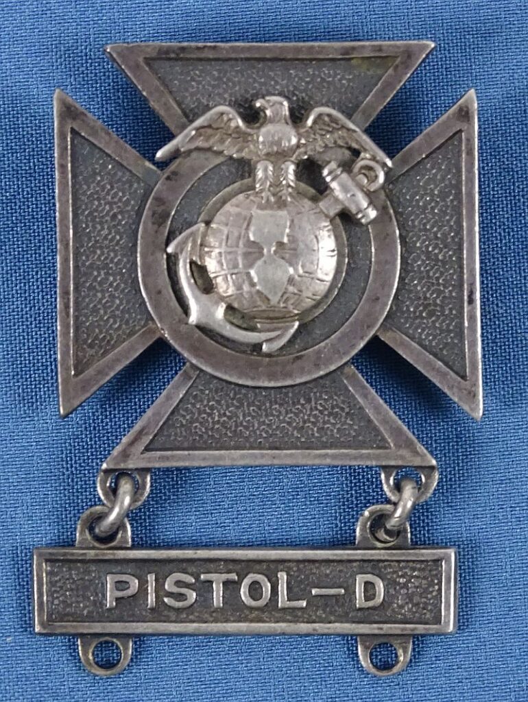 Sterling Pin Back U.S. Army Sharpshooter Badge Modified to Reflect ...