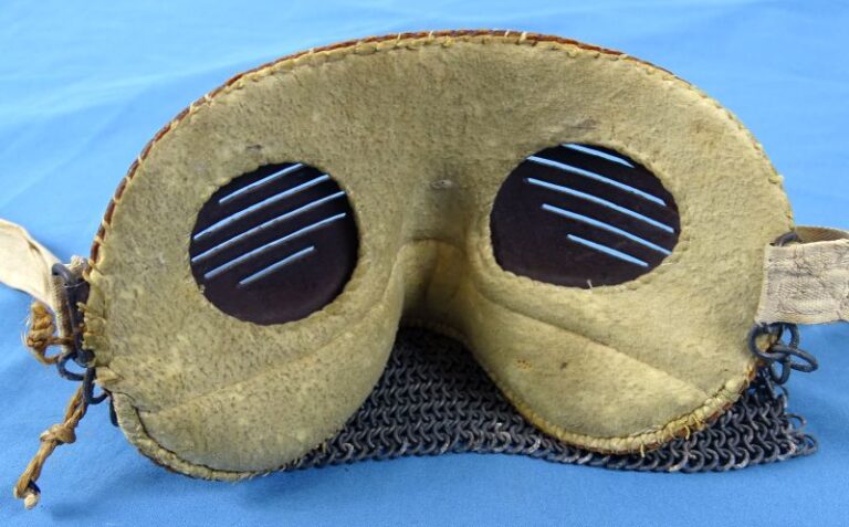 WWI British Splatter Mask Tanker Goggles – Griffin Militaria