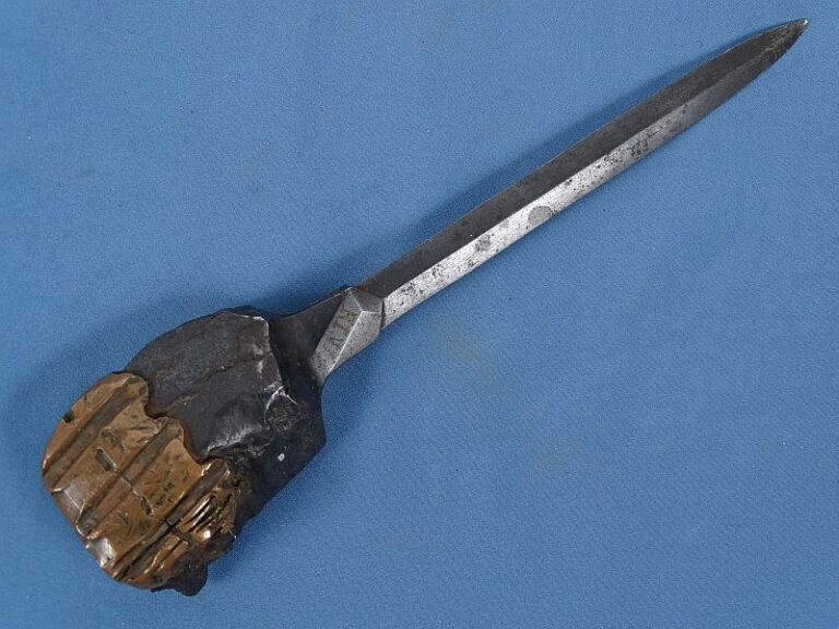 WWI Shell Fragment Trench Art Letter Opener – Griffin Militaria
