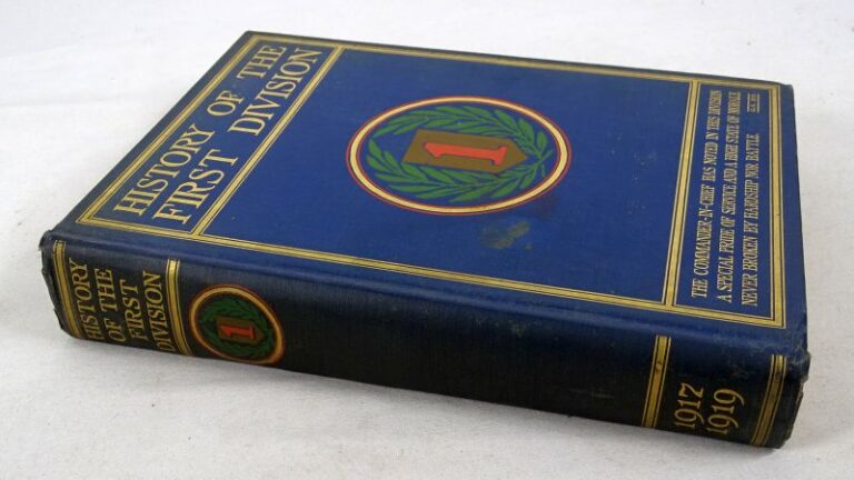 History of the First Division – Griffin Militaria