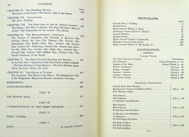 History of the First Division – Griffin Militaria