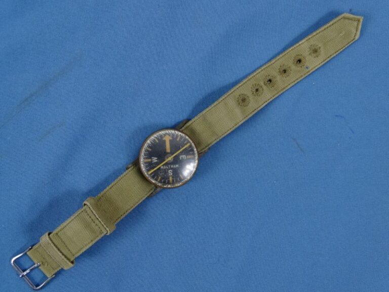 WWII Waltham Wrist Compass – Griffin Militaria