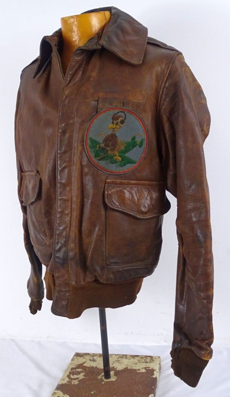 Large Identified WWII 8th Air Force Bomber Pilot Group with A-2 Flight ...