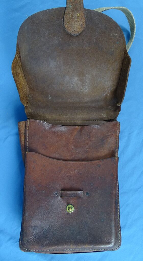 WWII Japanese Army Officer Map and Documents Case with Green Web Strap ...