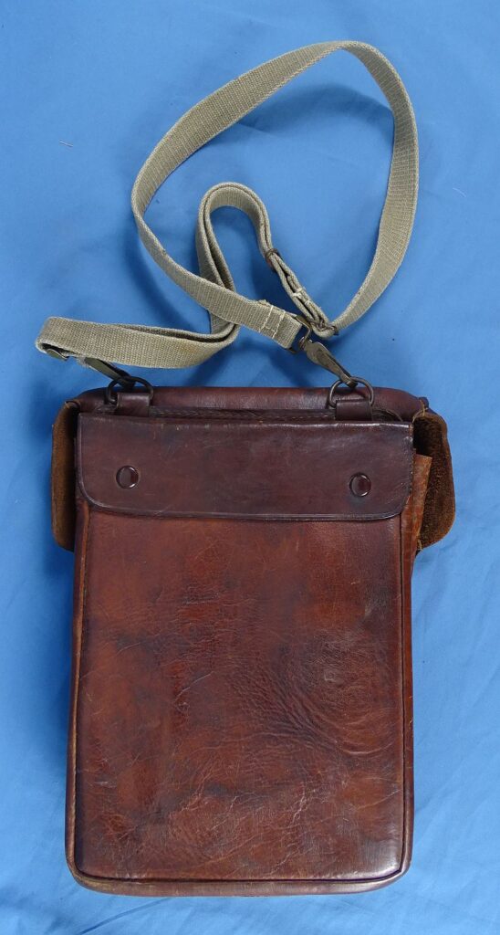 WWII Japanese Army Officer Map and Documents Case with Green Web Strap ...