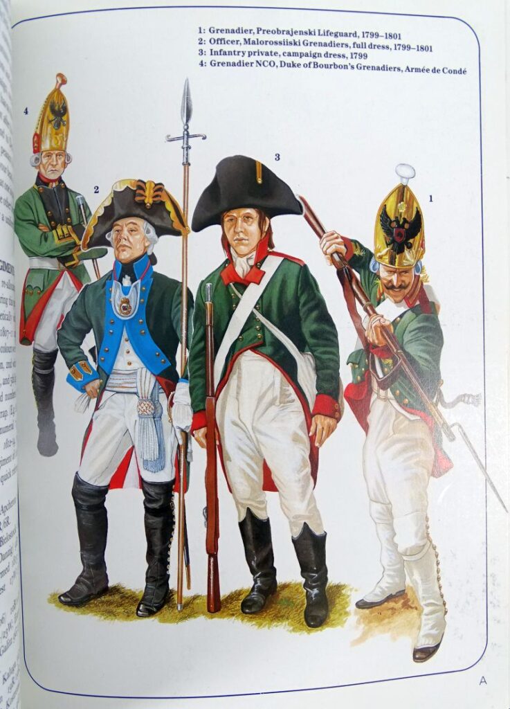 The Russian Army of the Napoleonic Wars (1): Infantry, 1799-1814 ...