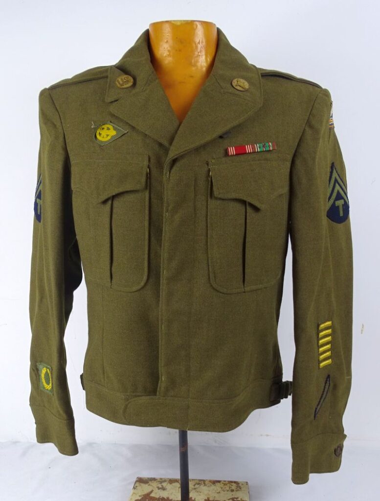 Named WWII Mediterranean Allied Air Forces Ike Jacket with Theater Made ...
