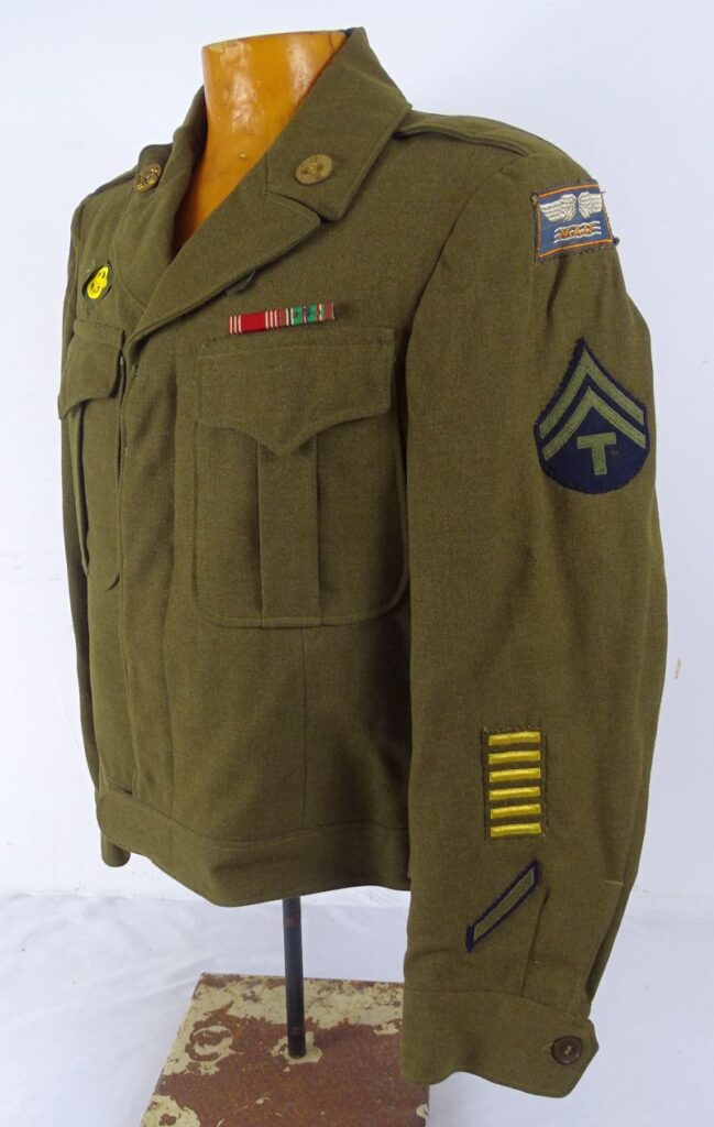 Named WWII Mediterranean Allied Air Forces Ike Jacket with Theater Made ...