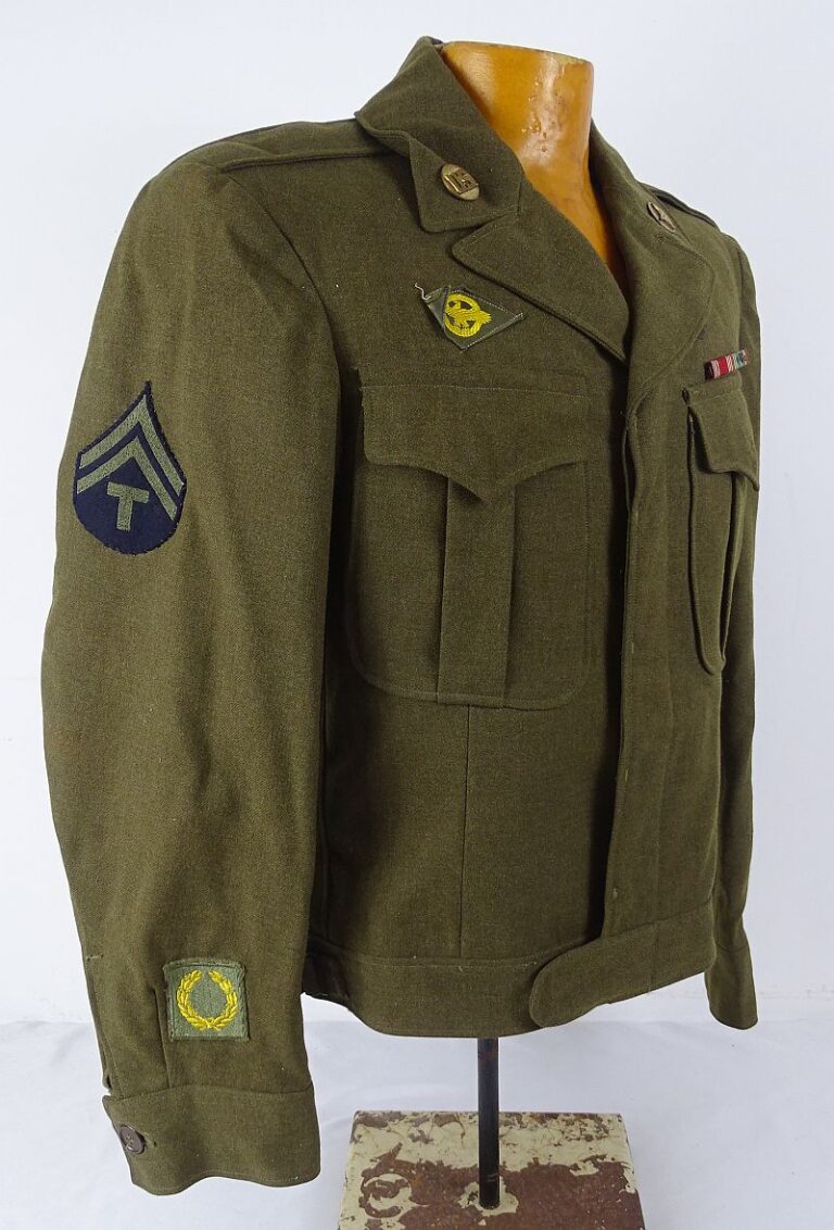 Named WWII Mediterranean Allied Air Forces Ike Jacket with Theater Made ...